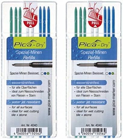 Pica Dry Special Refill Base Set Water Jet Resistant, Assorted, 2 Units ...