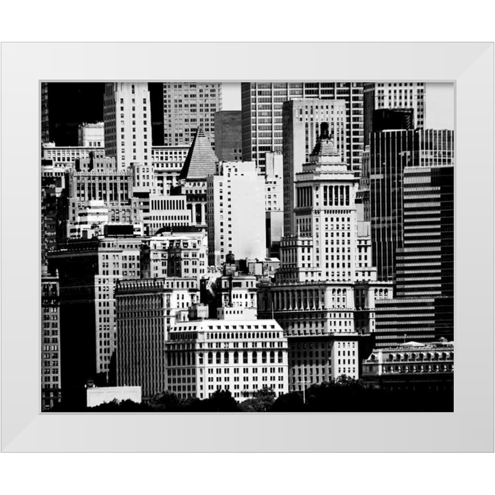 Pica, Jeff 18x15 White Modern Wood Framed Museum Art Print Titled - NYC ...