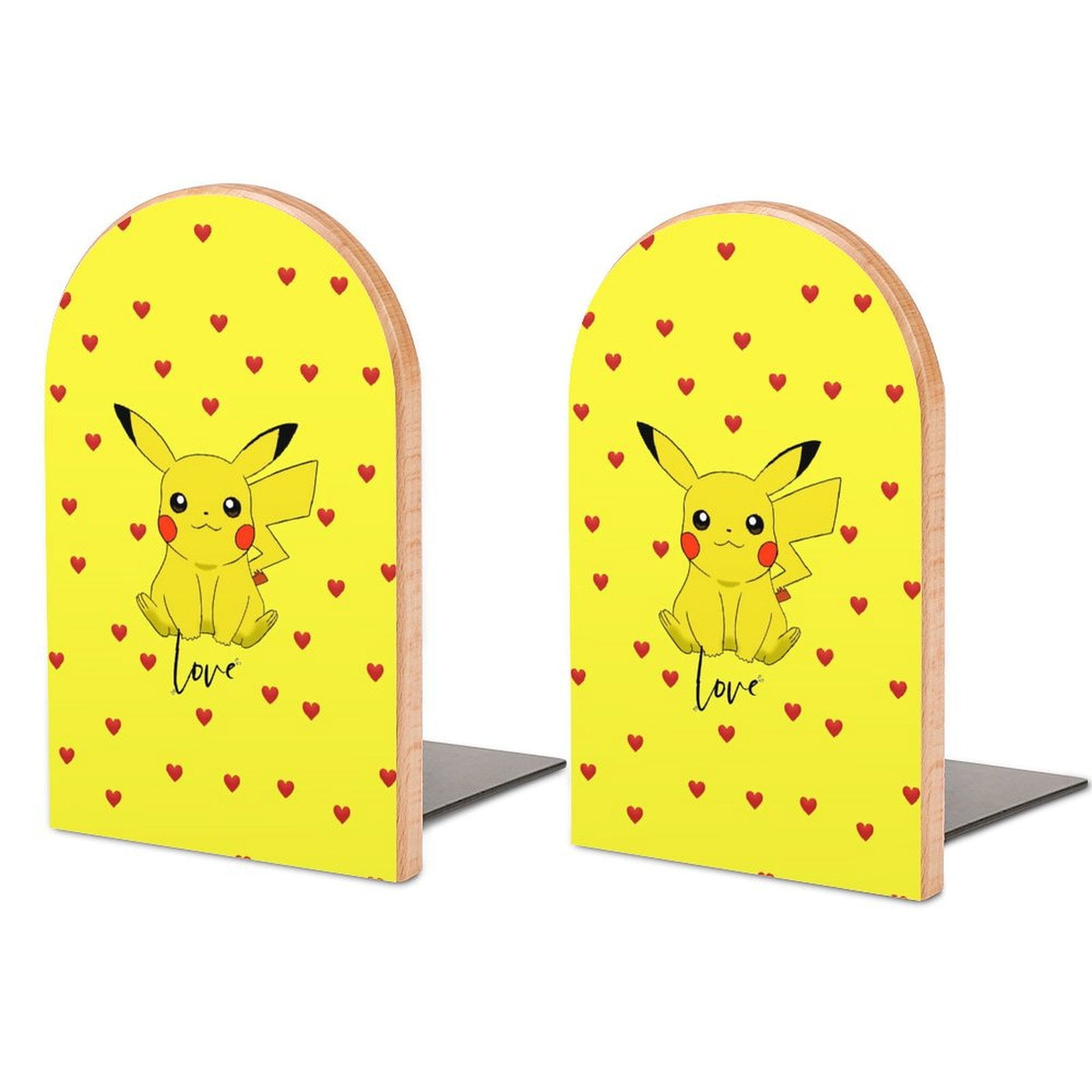 Picacku Fondo Love Love Book Ends,BookEnds Supports for Bookrack Desk ...