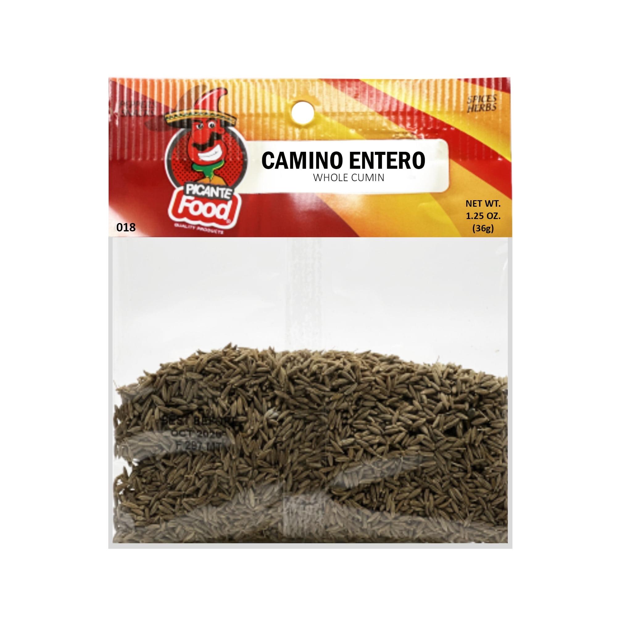 Picante Food Whole Cumin - Comino Entero - 2oz (Pack Of 12) - Walmart.com