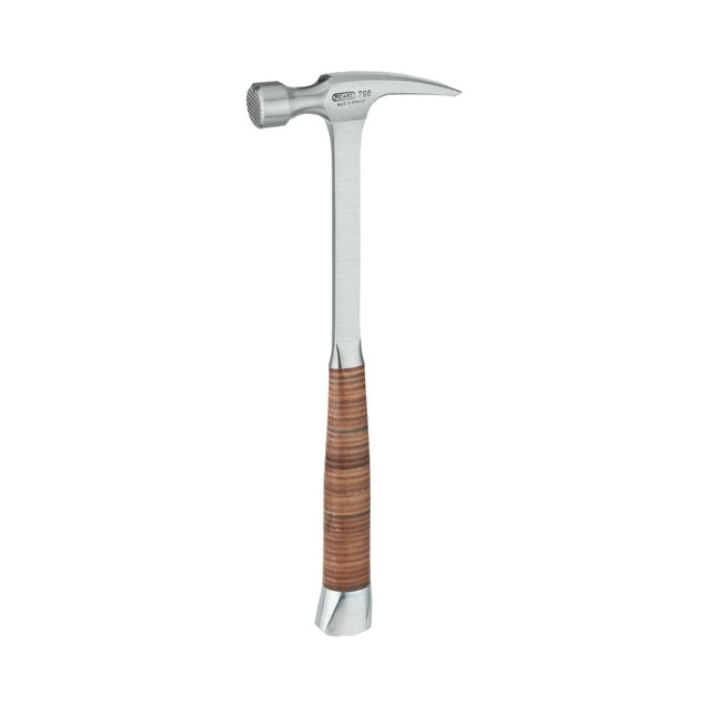 Picard 079610-22 Solid Steel Framing Hammer with Leather Grip and ...