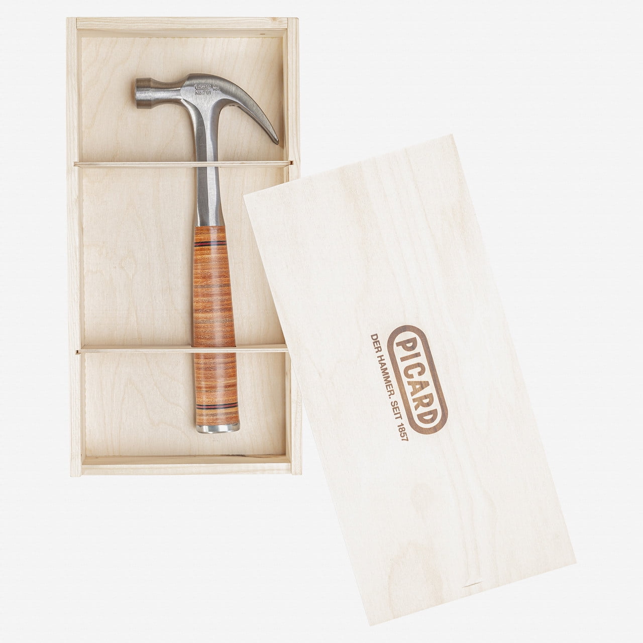 Picard 79100 Full-Steel Claw Hammer in Branded Wooden Gift Box ...
