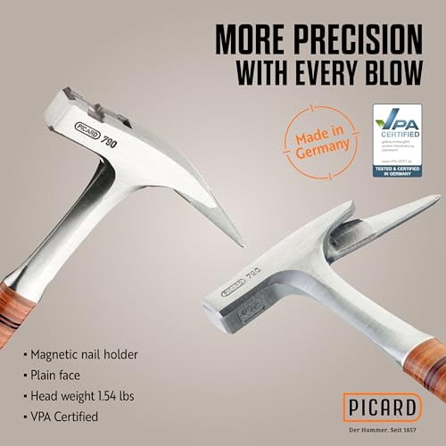 Picard Full-Steel Roofing Hammer, Carpenters Hammer, Smooth Face ...