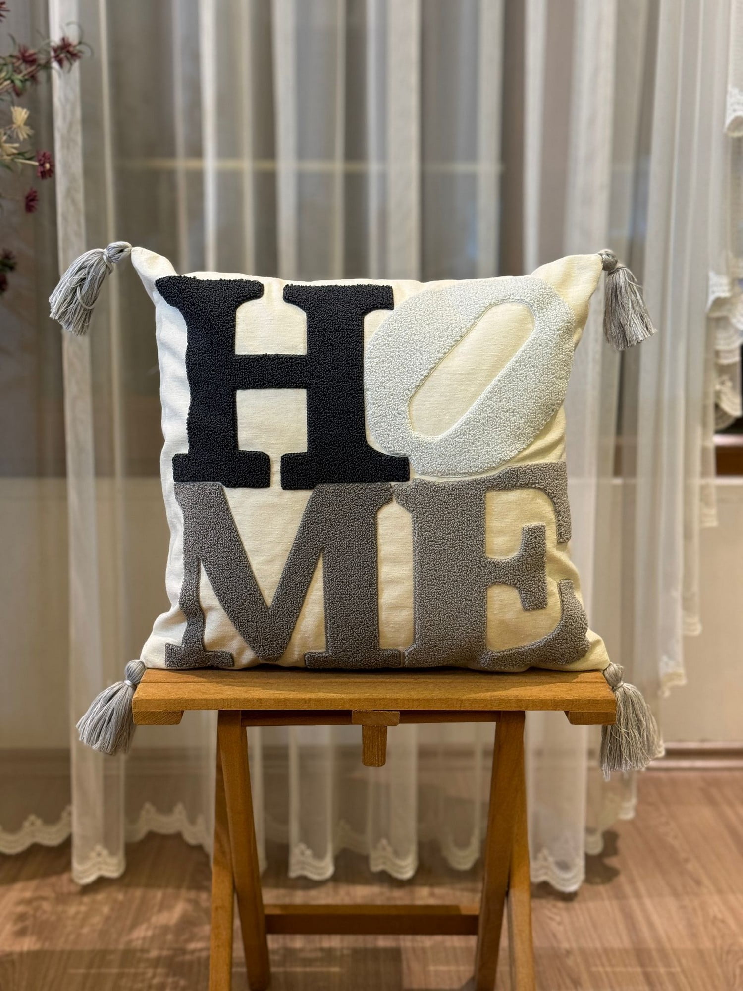 Picardy - Punch Cushion v4 - Grey - Walmart.com