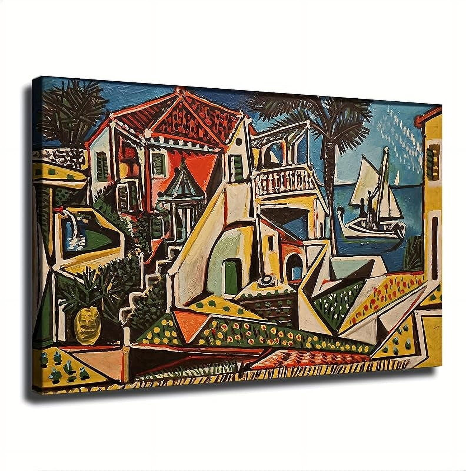 Picasso Famous Mediterranean Landscape Canvas Art Poster and Wall Art ...