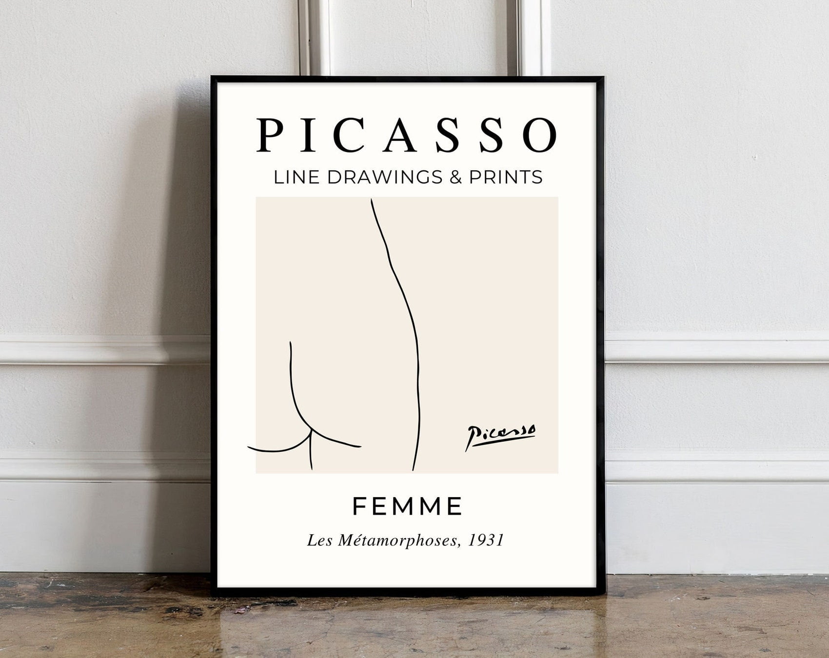 Picasso - Female Form, Pablo Picasso Exhibition poster, Picasso ...