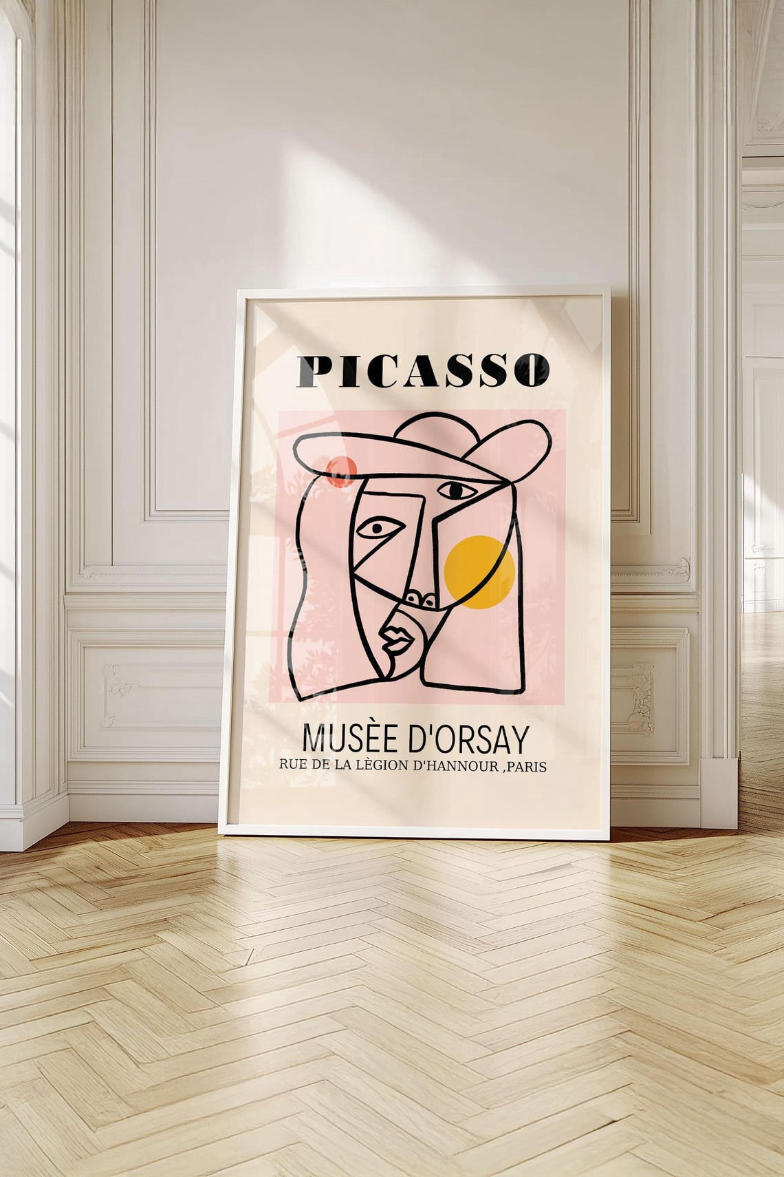 Picasso Musee D'Orsay Poster, Uncubist Portrait Art Print, Modern ...