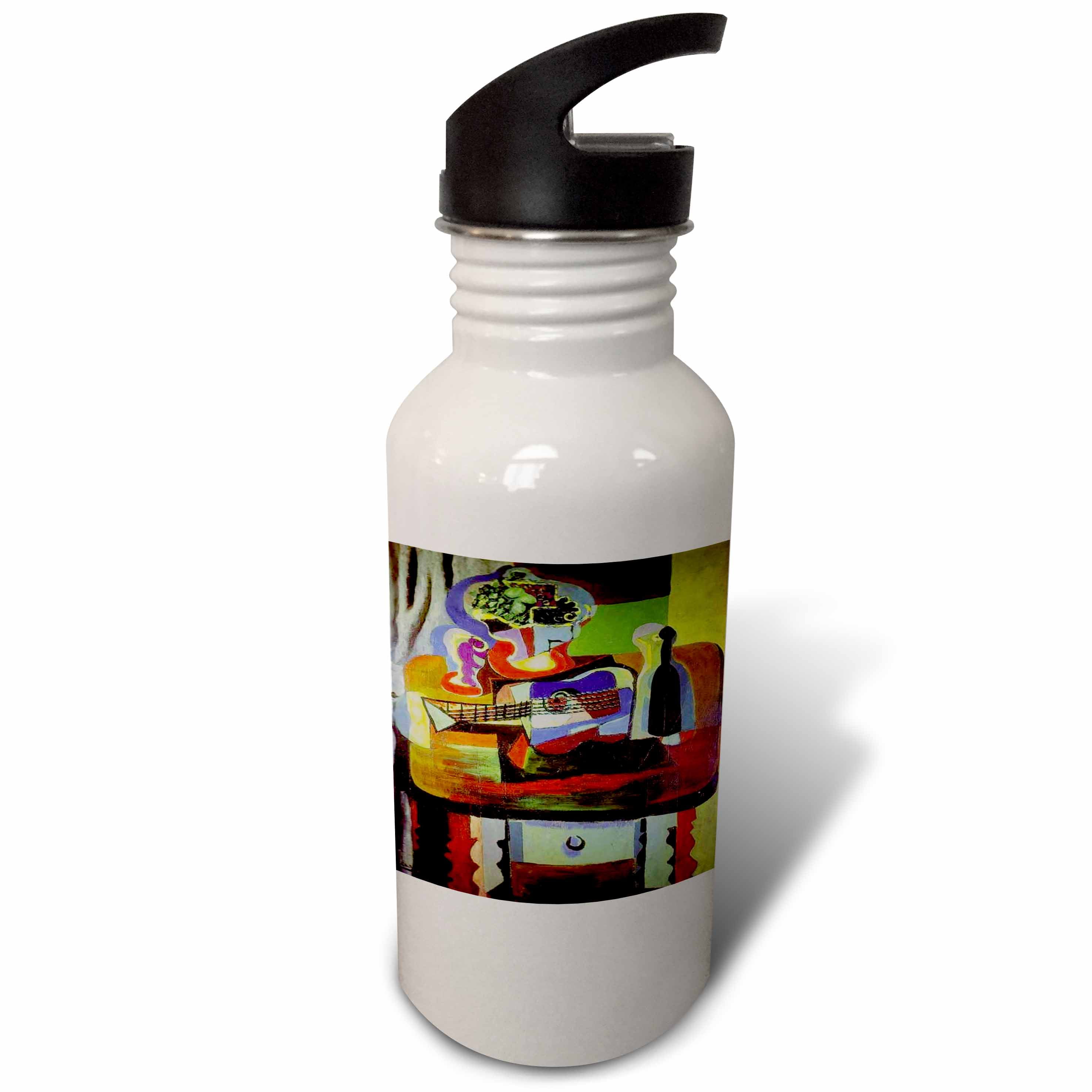 Picasso Painting Bowl Of Fruit n Guitar 21 oz Sports Water Bottle wb-61846-1 - Walmart.com