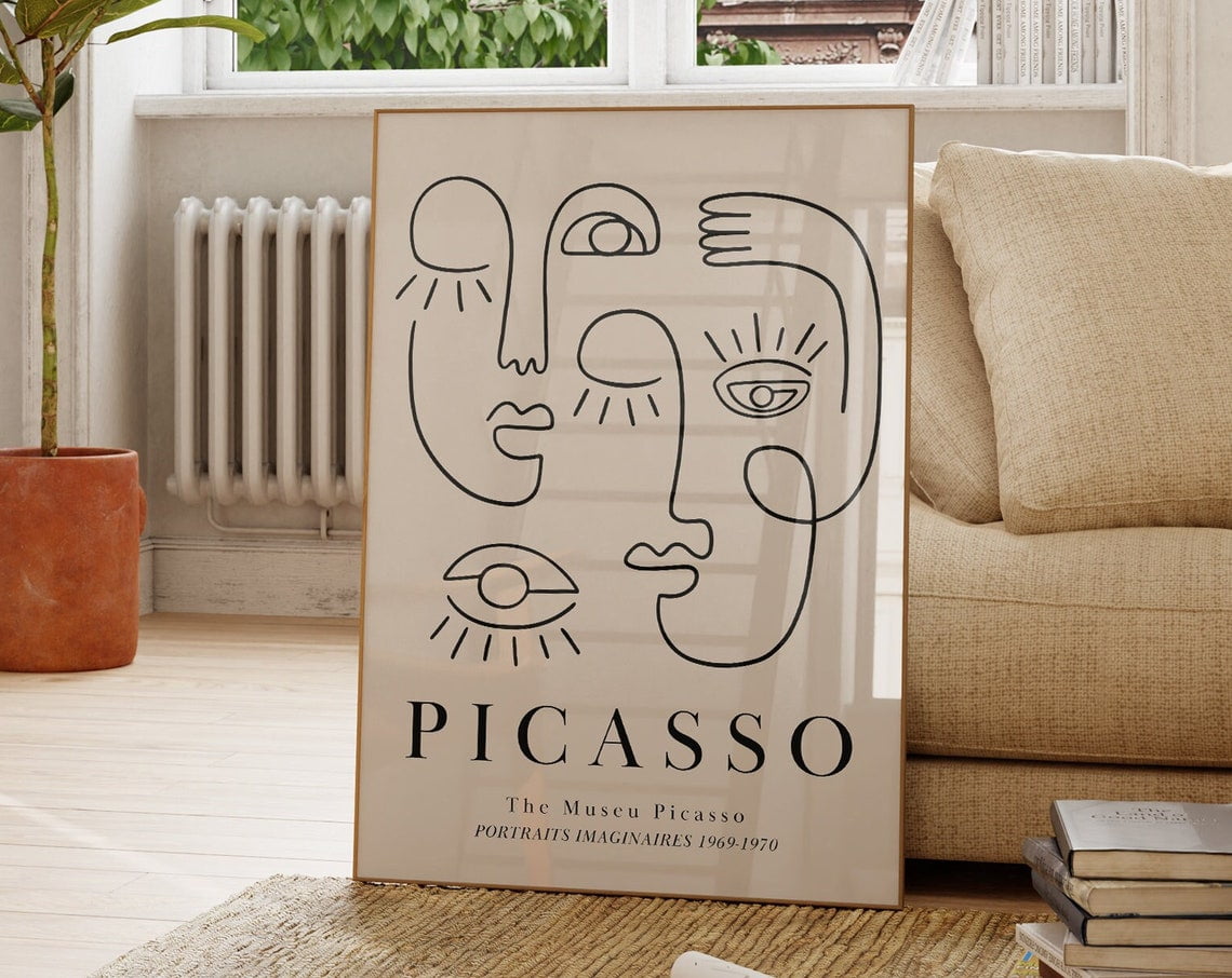 Picasso Poster Picasso Eclectic Gallery Wall Art Pablo Picasso Print ...