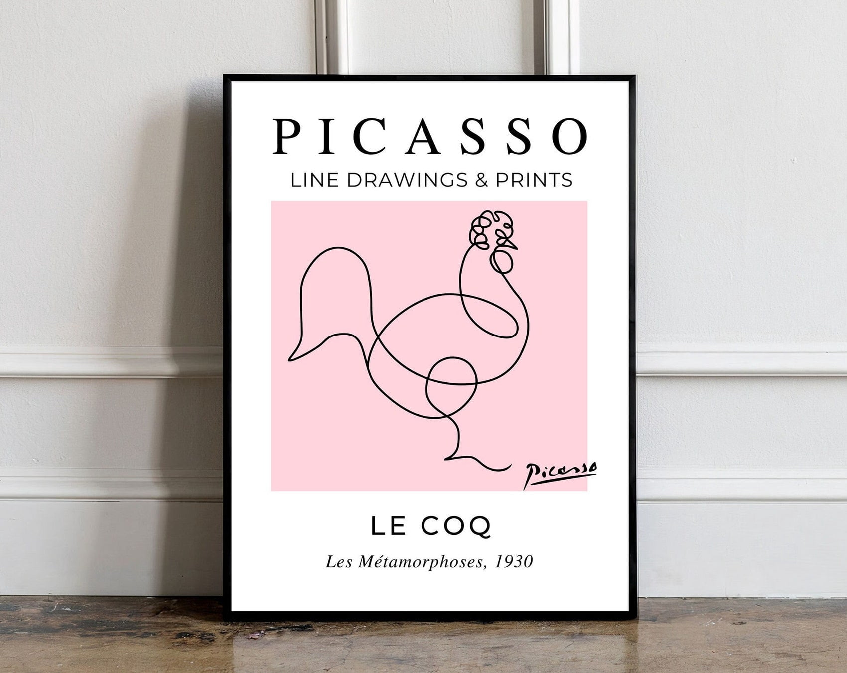 Picasso - Rooster poster, Picasso Exhibition poster, Picasso Exhibition ...