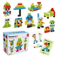 Brainspark DigitBlocks 48 Pcs Pattern Magnet Learning Builders, STEM ...