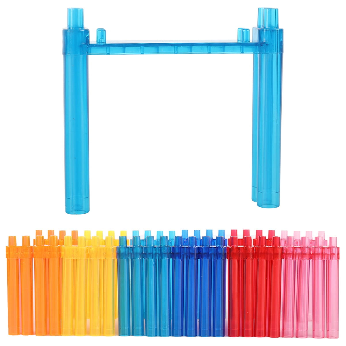 PicassoTiles 12 PC Magnetic Tile Track Construction Blocks Building for ...