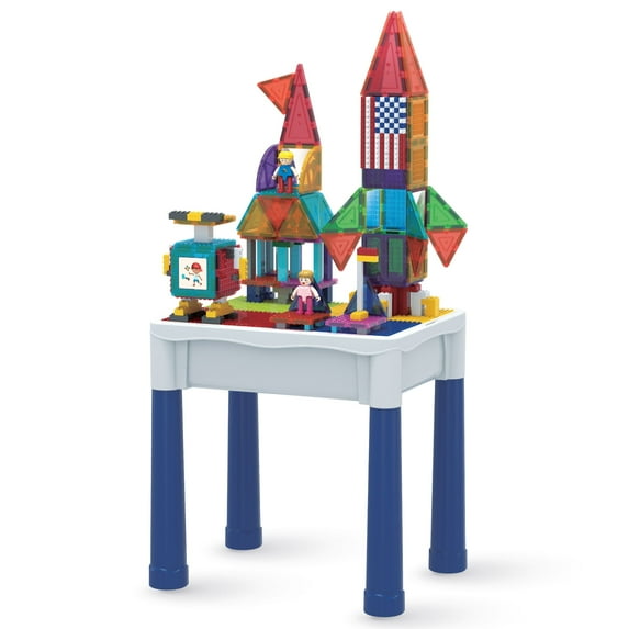 Picasso Tiles 316-Piece Magnetic Brick and Building Block Set, STEM ...