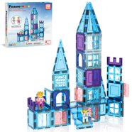 PICASSO TILES Magnetic Building Tiles for Kids with Tote Bag 61PCS STEM ...