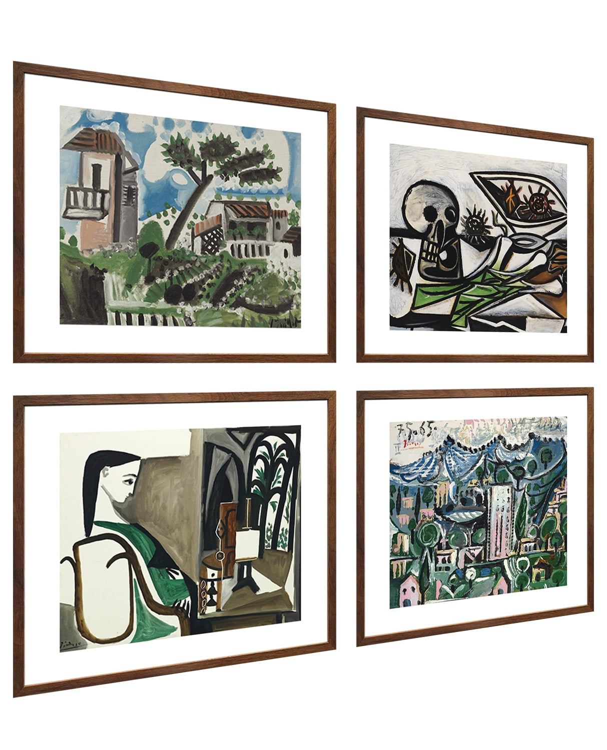 Picasso Wall Art 4 Panels,Pablo Picasso Print,Abstract Painting ...