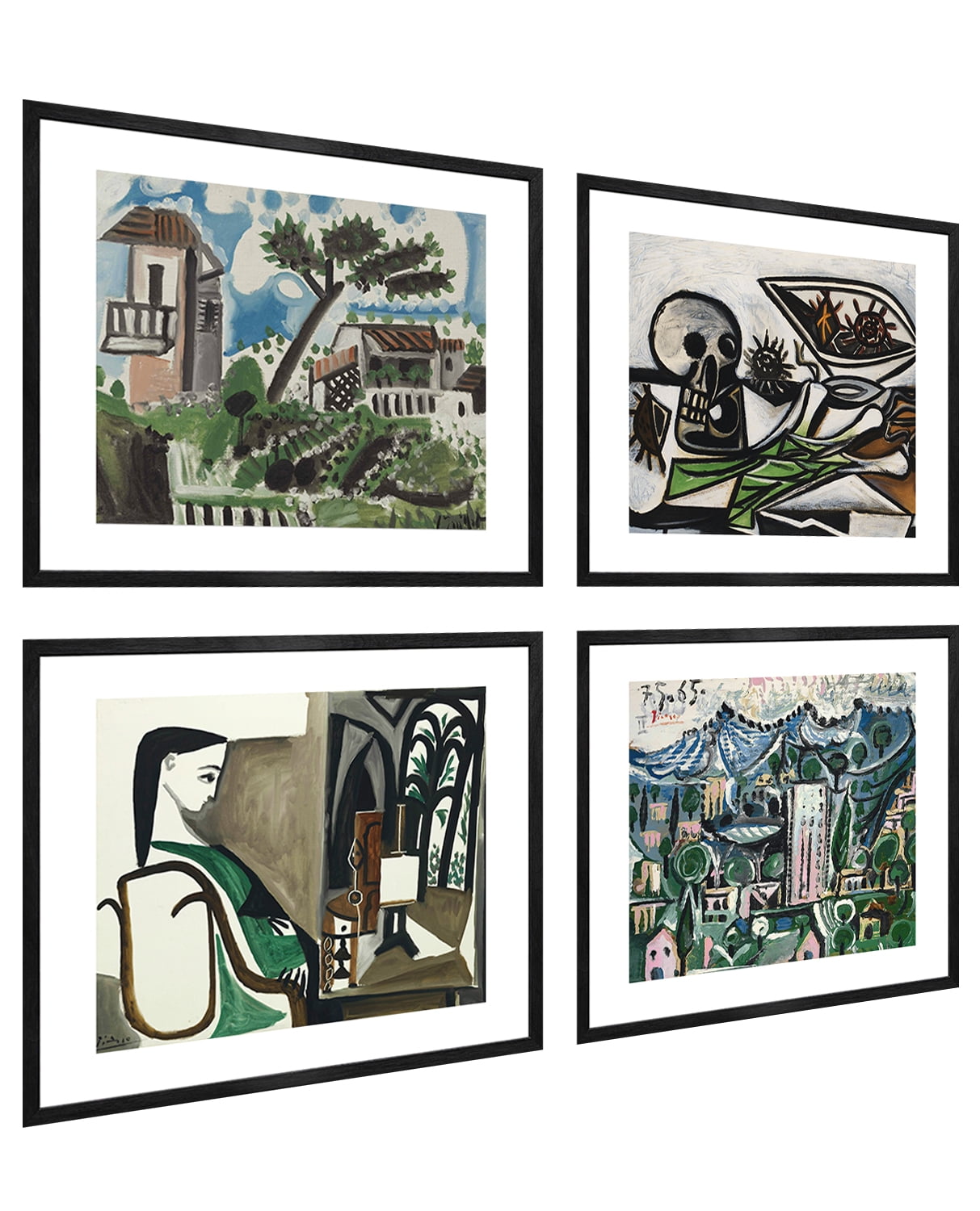Picasso Wall Art 4 Panels,Pablo Picasso Print,Abstract Painting ...