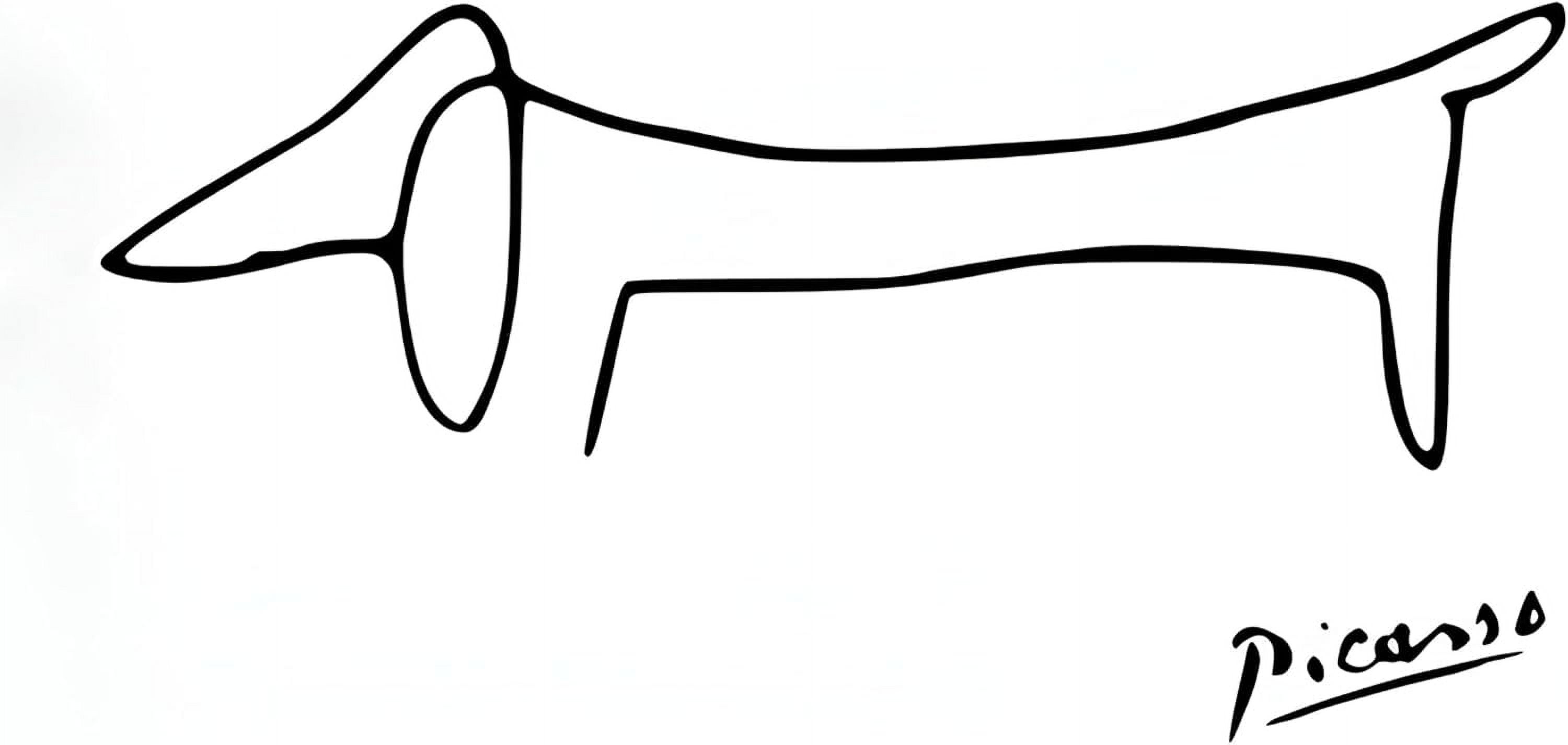 Picasso Wall Art The Line Dog Art Print Picasso Artwork Picasso Posters ...