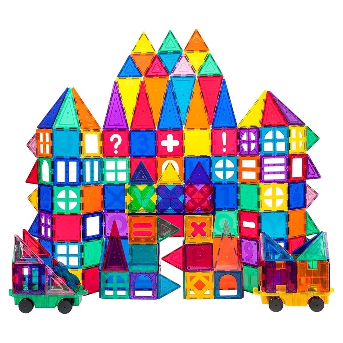 PicassoTiles 180 Piece 3D Color Magnetic Building Blocks Deluxe Kit for ...