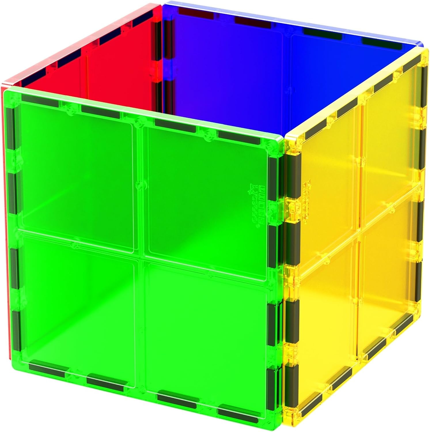 PicassoTiles Magnetic Building Block Large Square Shape Magnet Tiles ...