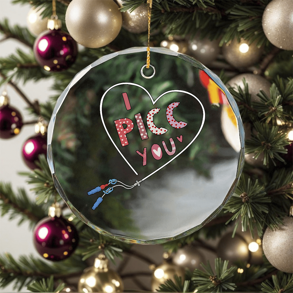 Picc Heart Valentine Vascular Access Team PICC IV Nurses Ornament ...