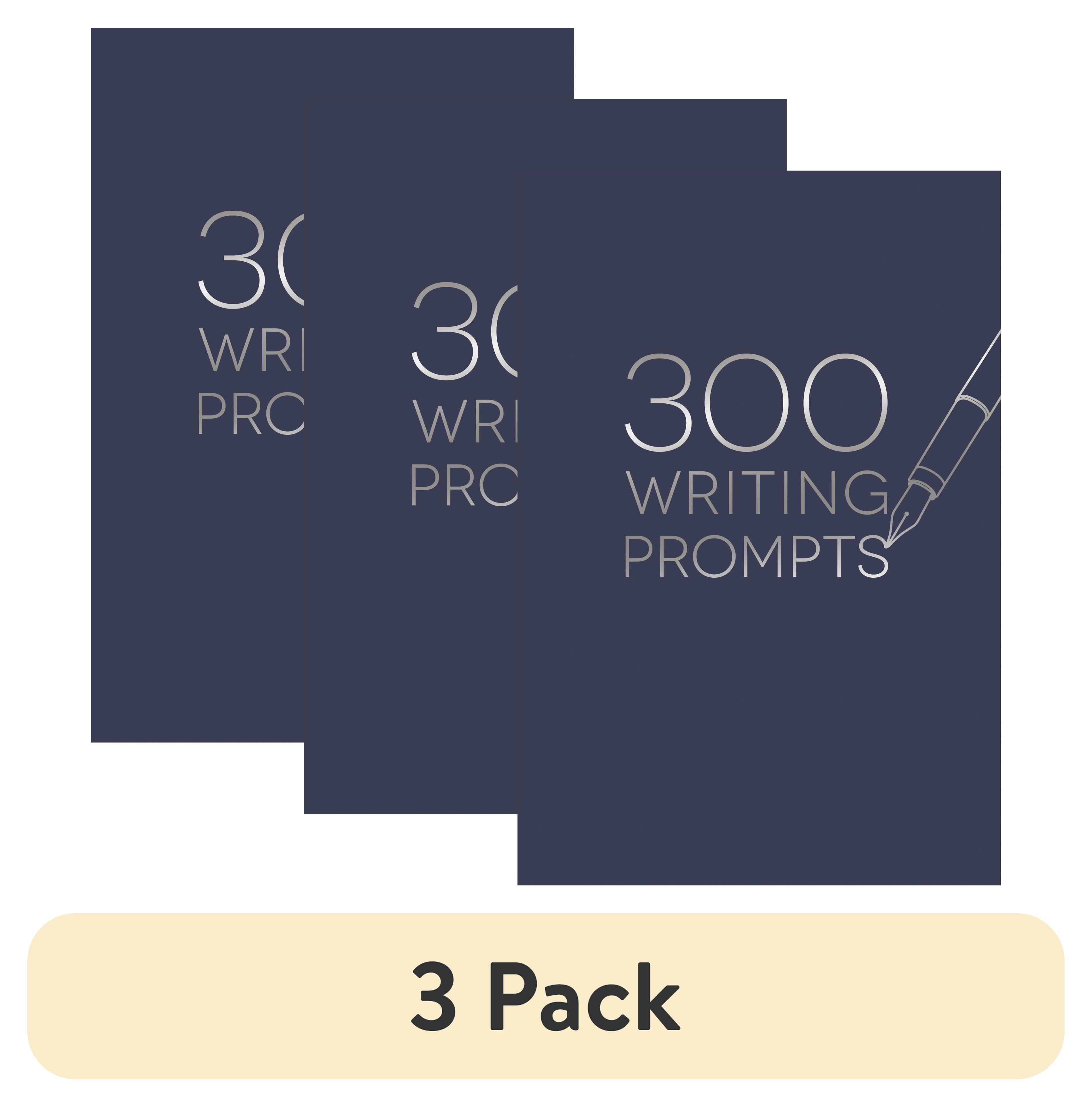 (3 pack) Piccadilly 300 Writing Prompts Journal, 5.6 x 8.5", Paper, 204 ...