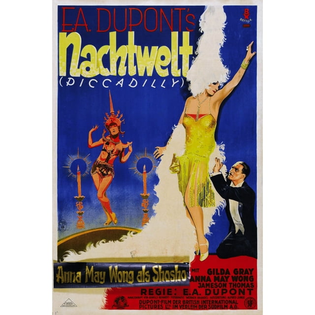 Piccadilly (Aka Nachtwelt) L-R: Anna May Wong Gilda Gray Jameson Thomas ...