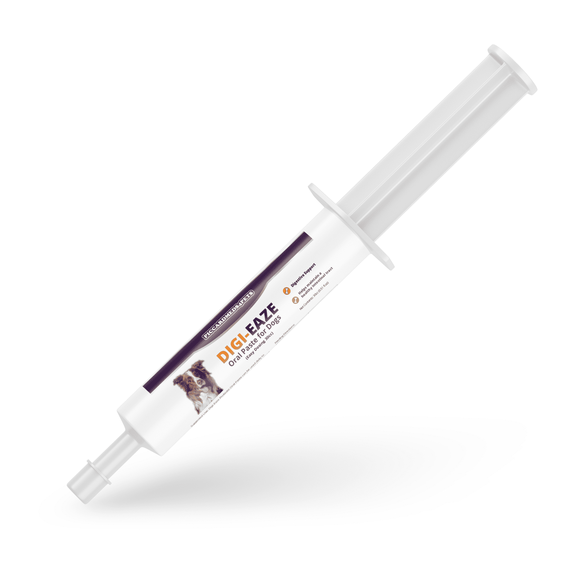 Piccardmeds4pets Digi-Eaze Probiotic Paste for Dogs Easy Dosing 30cc ...