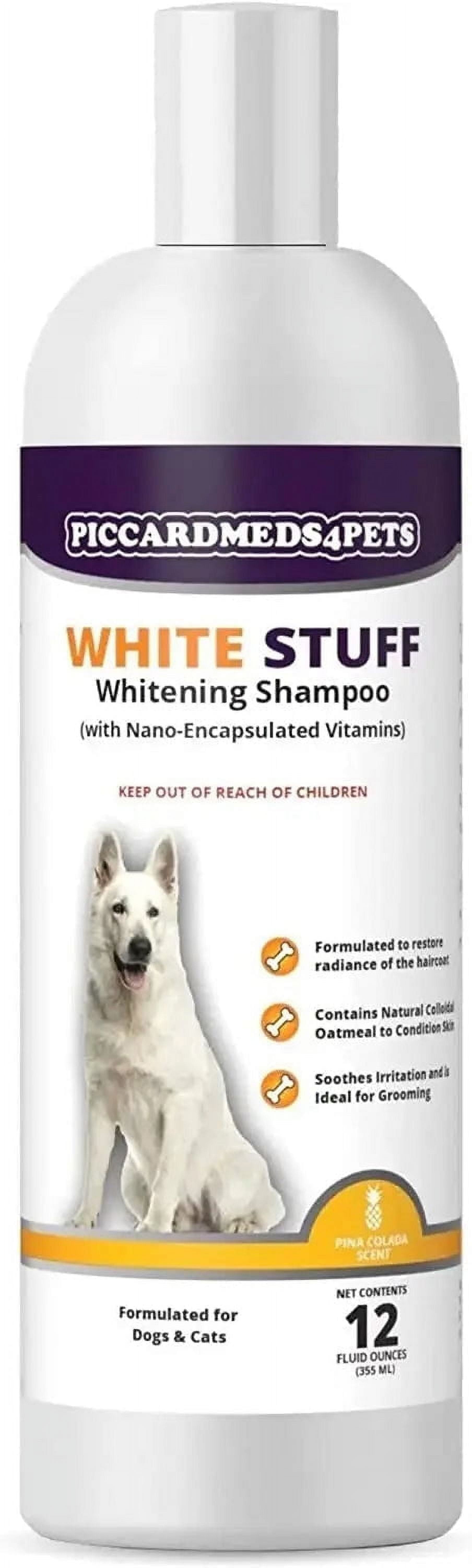 Piccardmeds4pets Whitening Shampoo for Dogs & Puppies, Suitable for ...