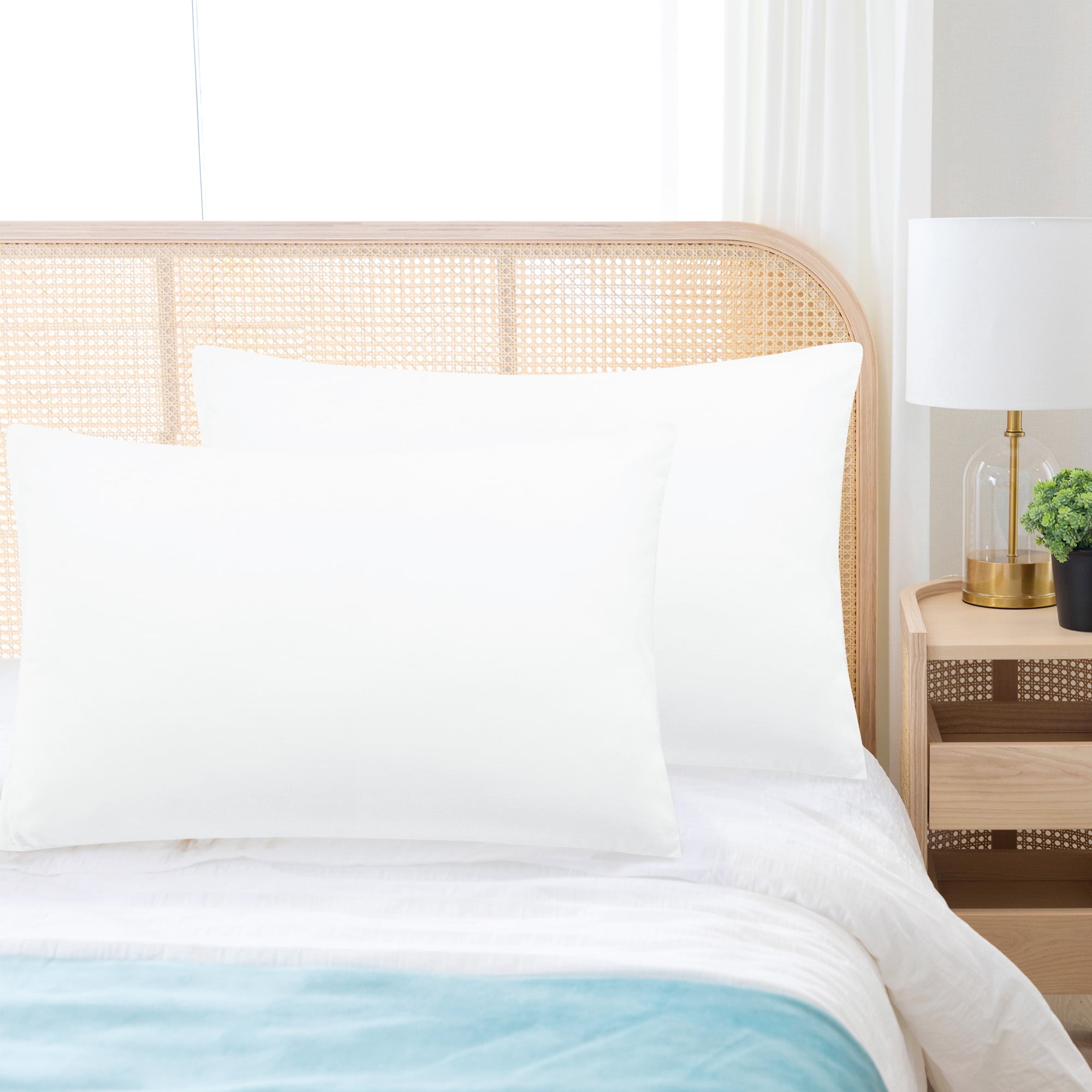 REGALWOVEN 2 Pack Soft 1800 Microfiber King Pillowcases with Zipper ...