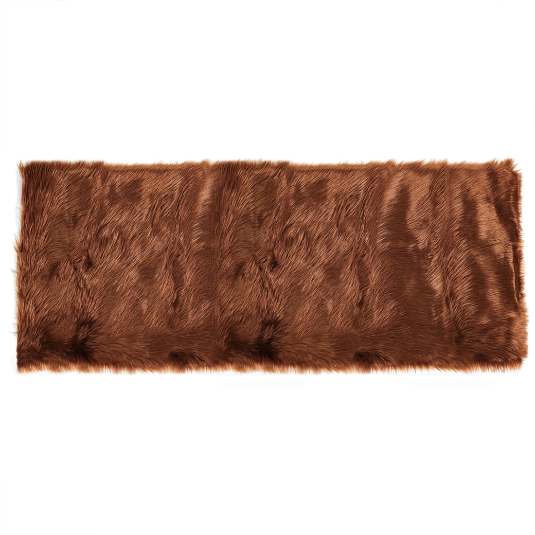 PiccoCasa Area Rug Faux Fur Carpet, Brown, 2x5 feet - Walmart.com