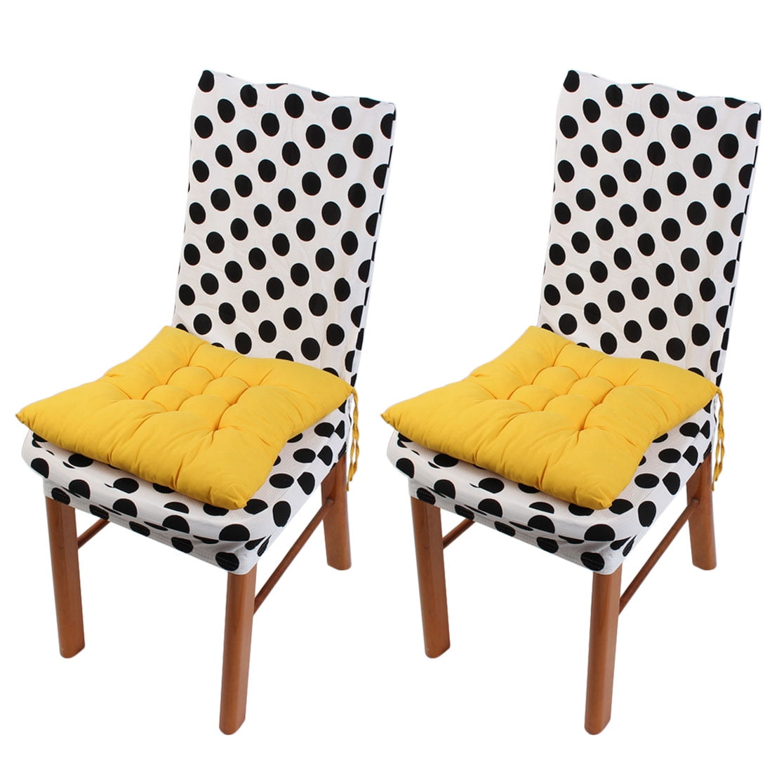 PiccoCasa Cotton Blends Strap Design Cushion Chair Buttocks Pads Pack ...