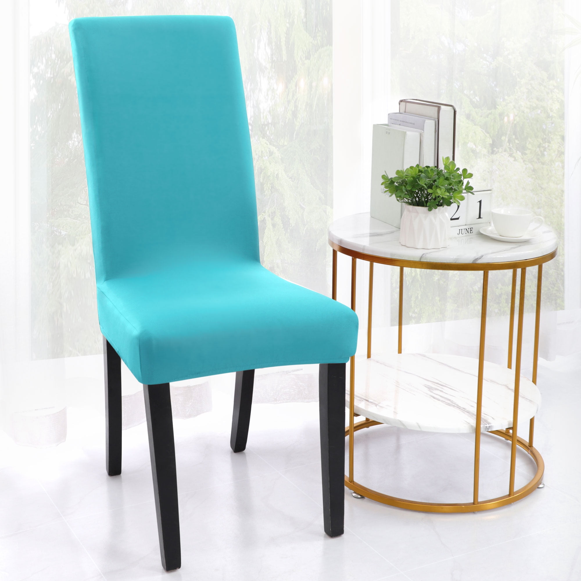 PiccoCasa Dinning Room Hotel Stretch Chair Cover Removable Slipcover ...