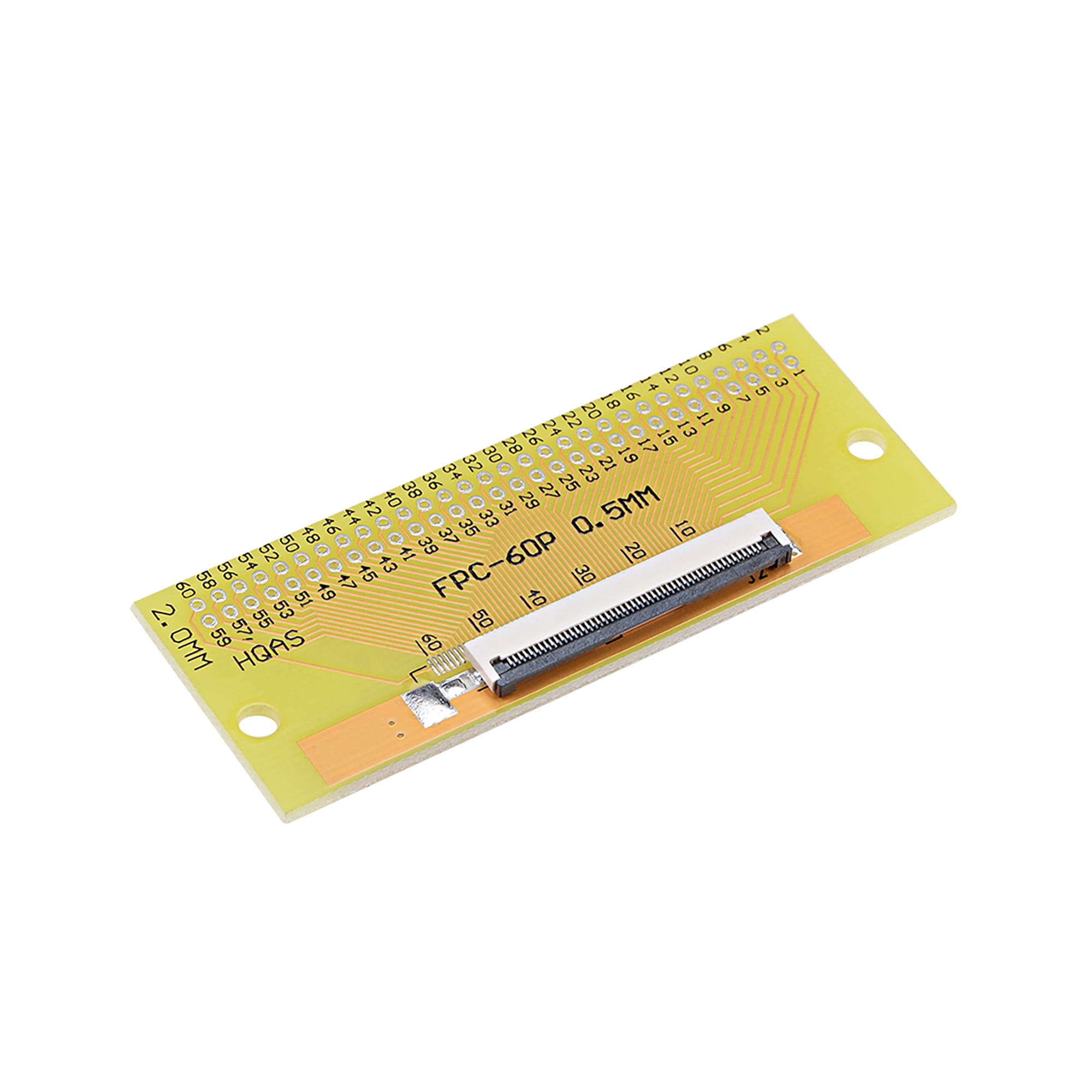 PiccoCasa FFC FPC 50 Pins 0.5mm Pitch to DIP 2.0mm PCB Converter Board Couple Extend Adapter ...