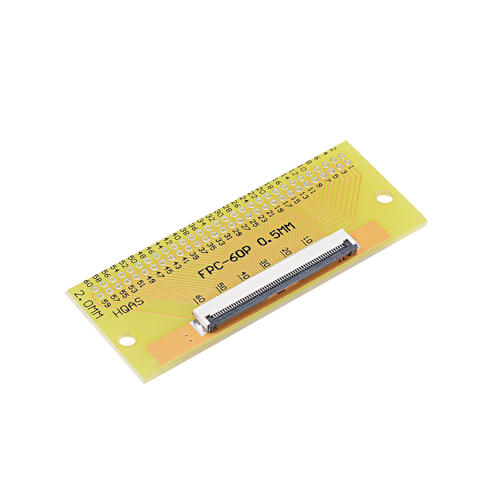 PiccoCasa FFC FPC 60 Pins 0.5mm Pitch to DIP 2.0mm PCB Converter Board ...