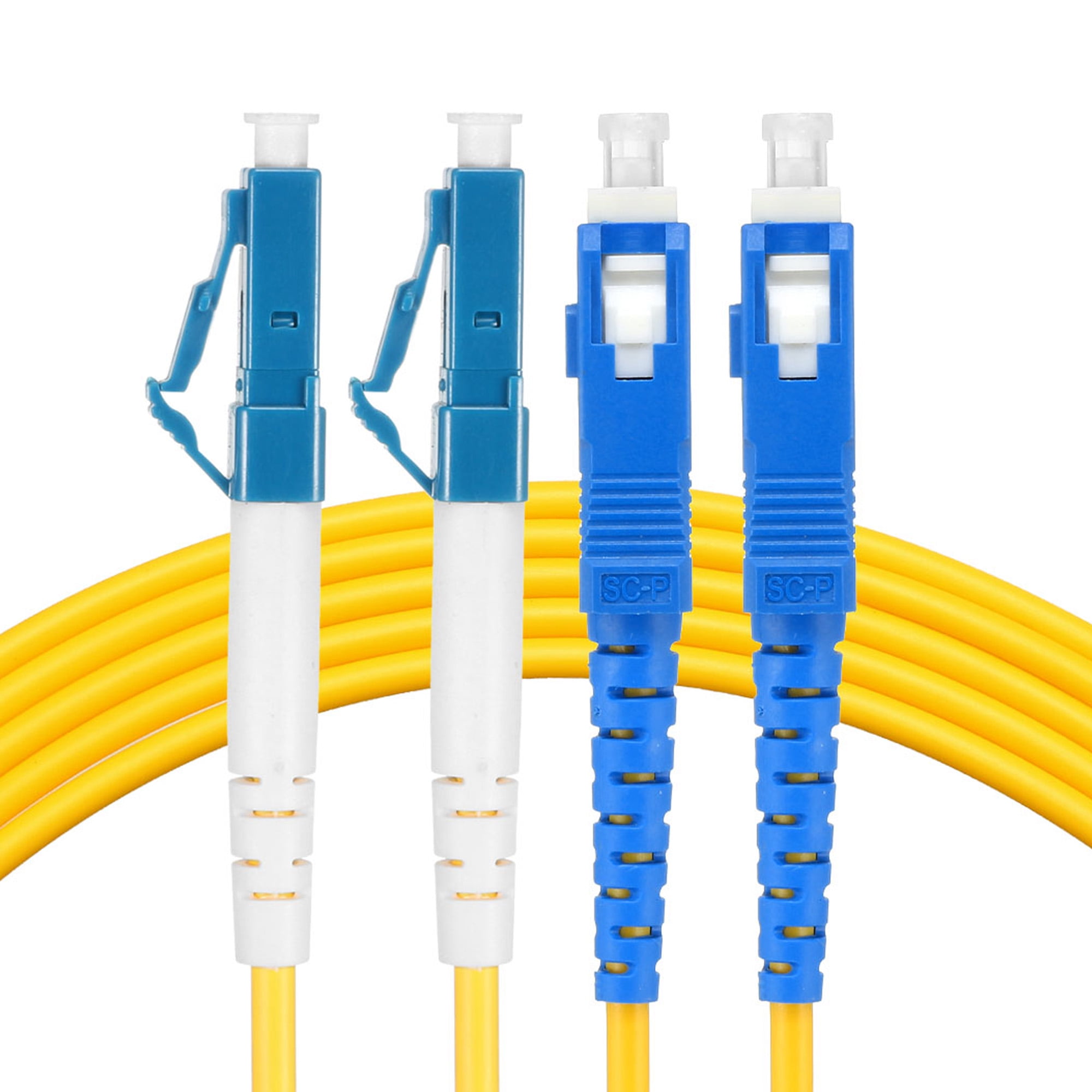 PiccoCasa Fiber Cable,3Meters 10Ft LC to SC Duplex 9/125 Single-mode ...