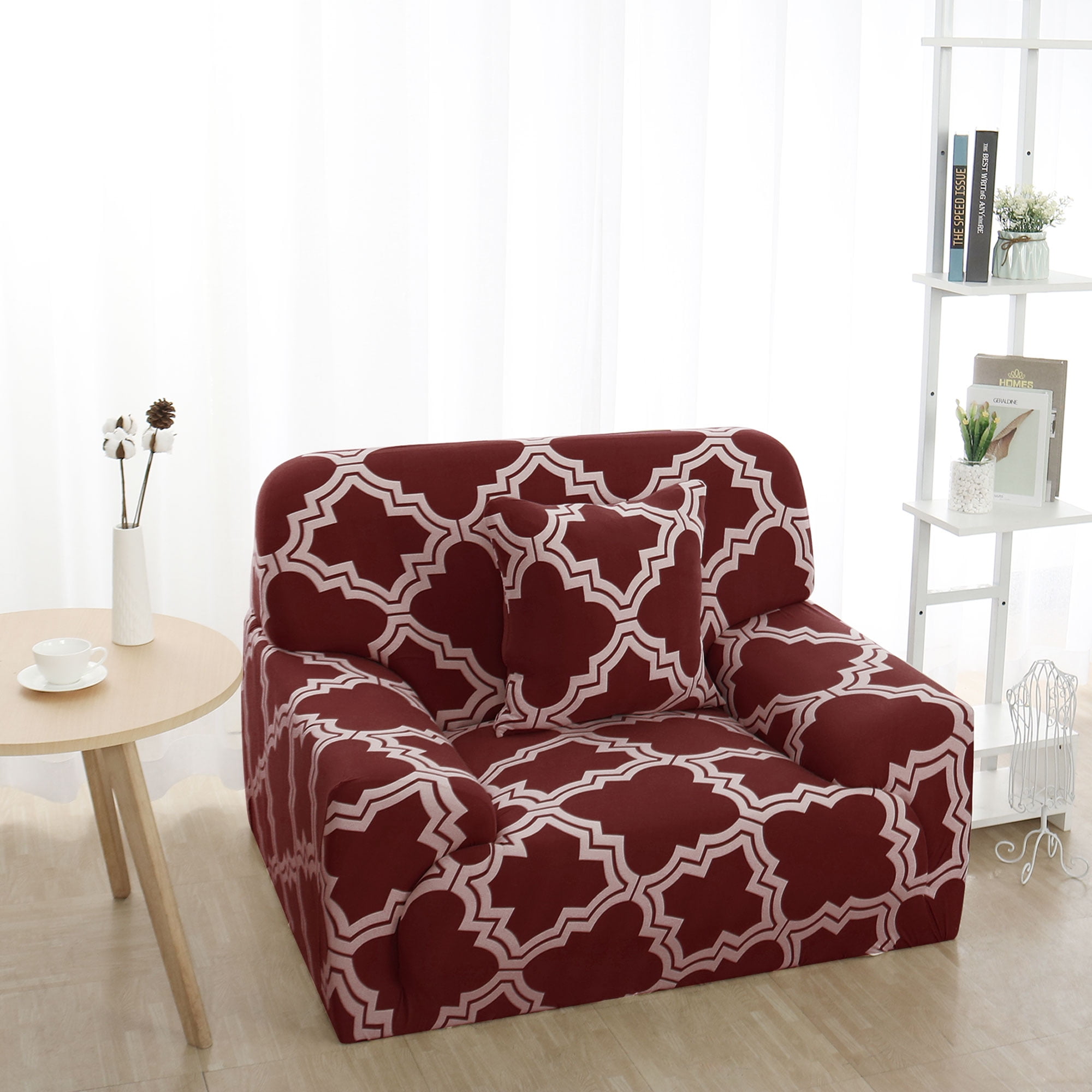 PiccoCasa Stretch Sofa Slipcover Floral Print Washable Couch Cover ...