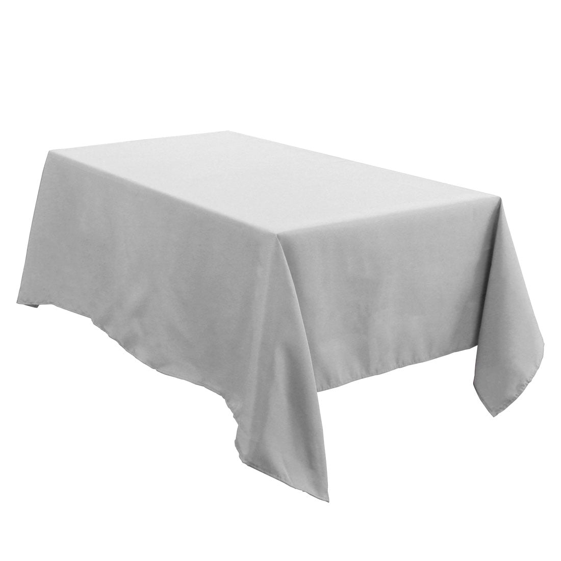 PiccoCasa Tablecloth Dining Table Cover Protector Indoor Light Gray 59 ...