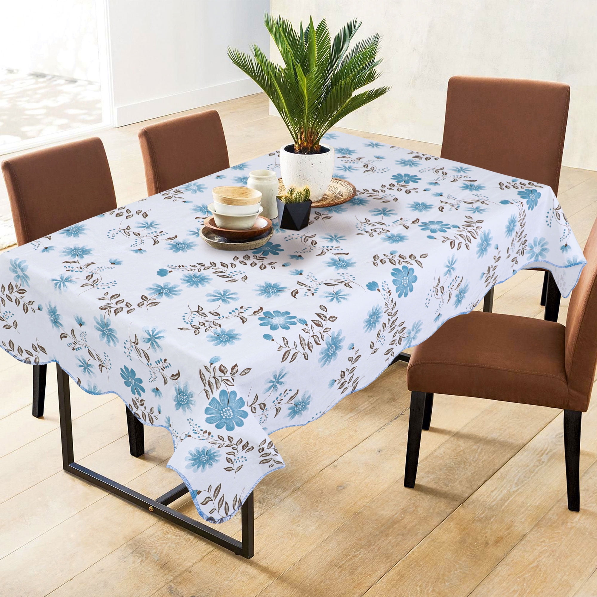 PiccoCasa Rectangular Dining Kitchen Table Cover, 41" x 60" Vinyl ...