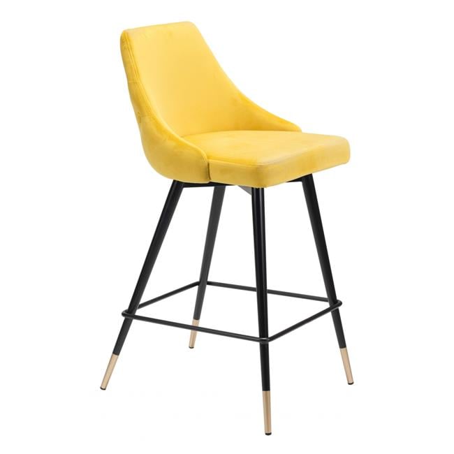 Piccolo Counter Chair, Yellow - Walmart.com