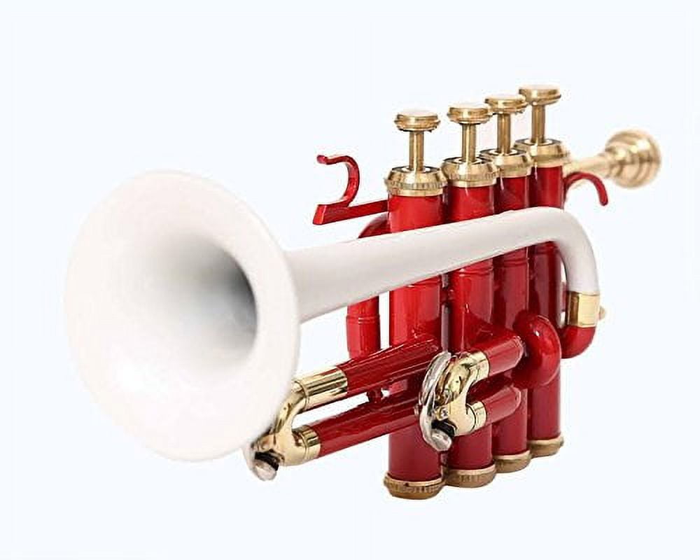 Piccolo Trumpet, Bb, White & Red Clear Sound Classical India ...