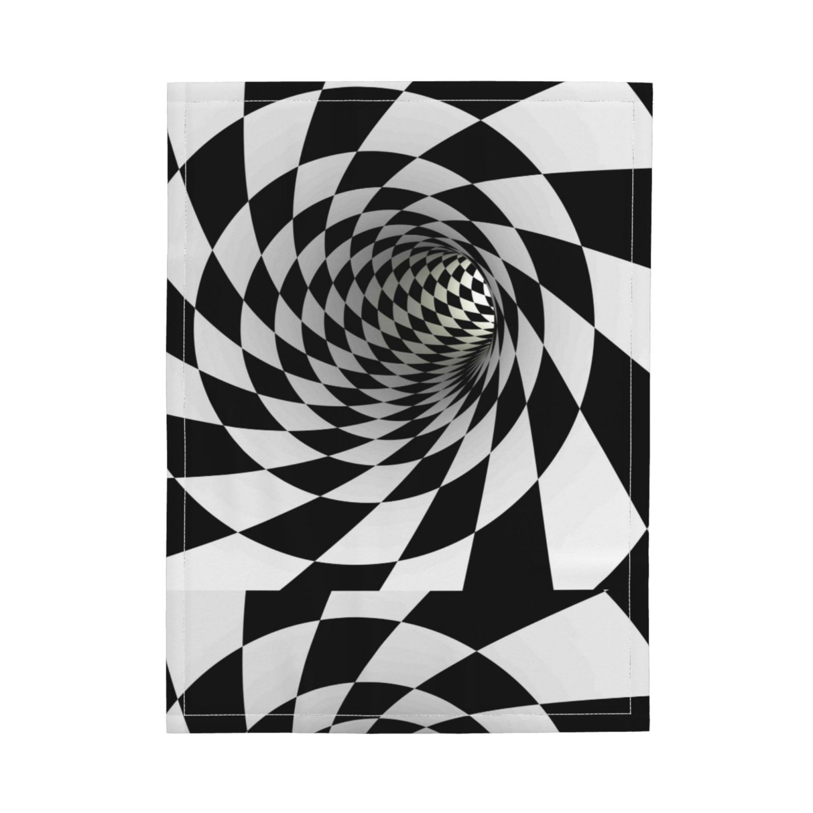 Picia 3D Vortex Illusion Pattern Baby Soft Dot Blanket with Silky Satin ...