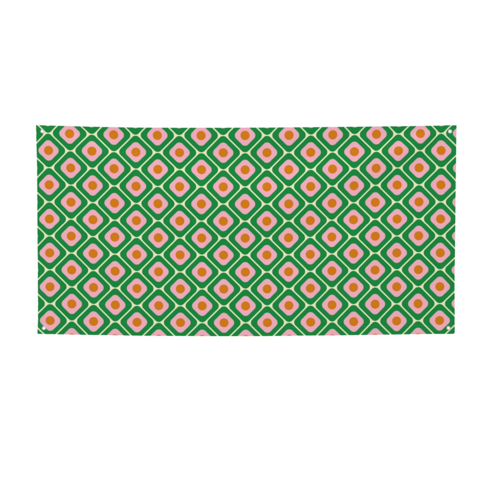 Picia 60s and 70s Style Pattern Party Banner, Festive Decoration ...