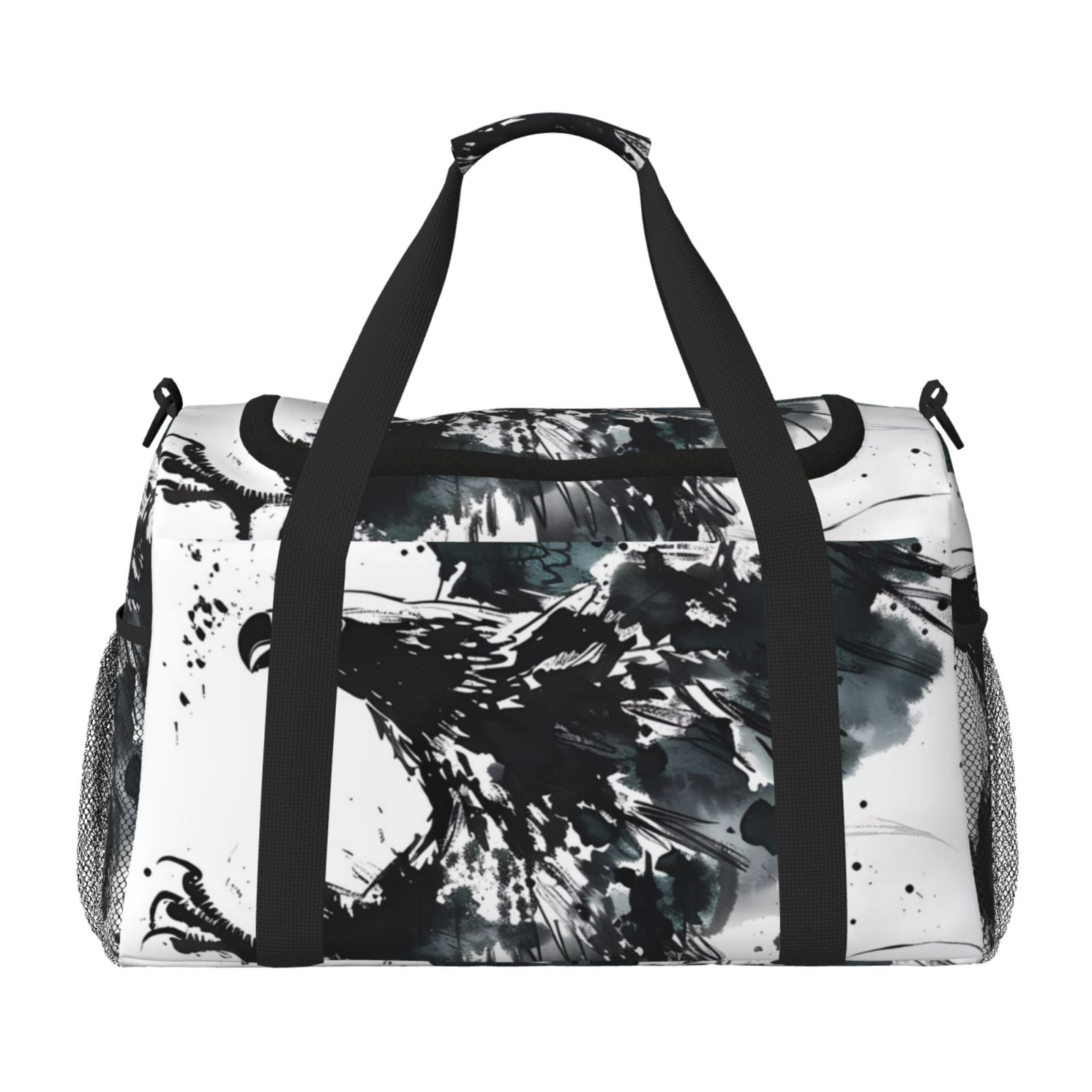 Picia Abstract Eagle Ink Print Travel Duffle Bag,Weekender Bags for ...