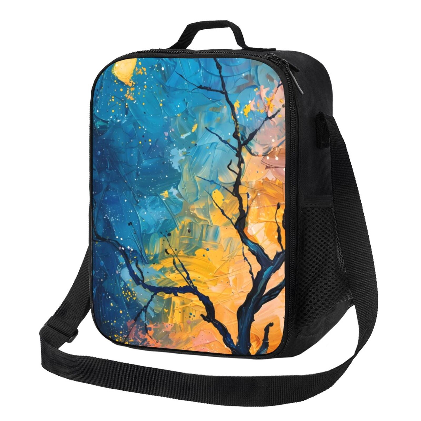 Picia Abstract Night Sky Tree Lunch box Lunch bag for men women Large ...