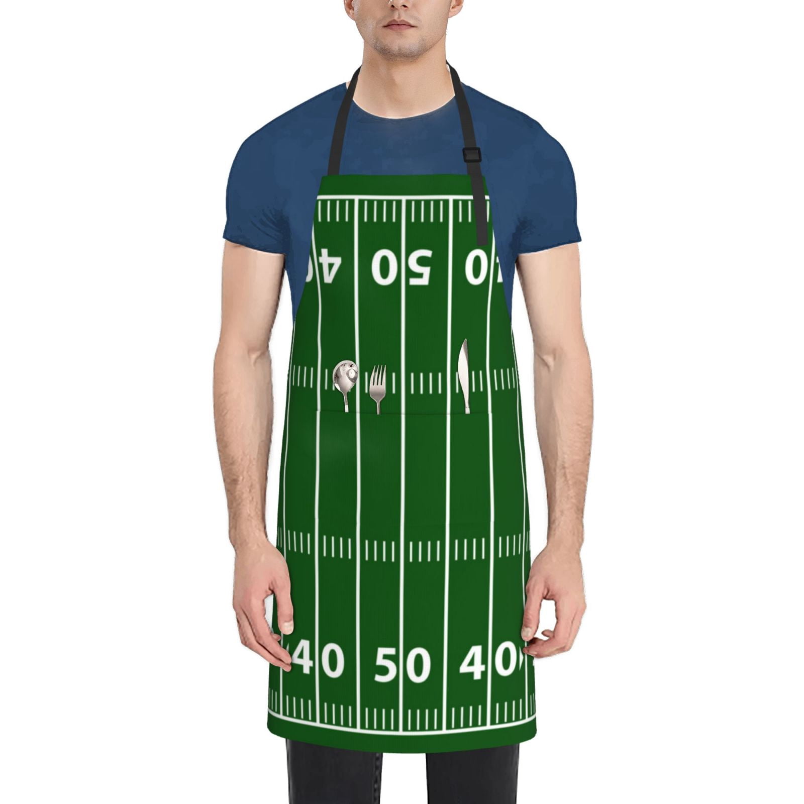 Picia American Football Field1 Waterproof Apron for Unisex Adult ...