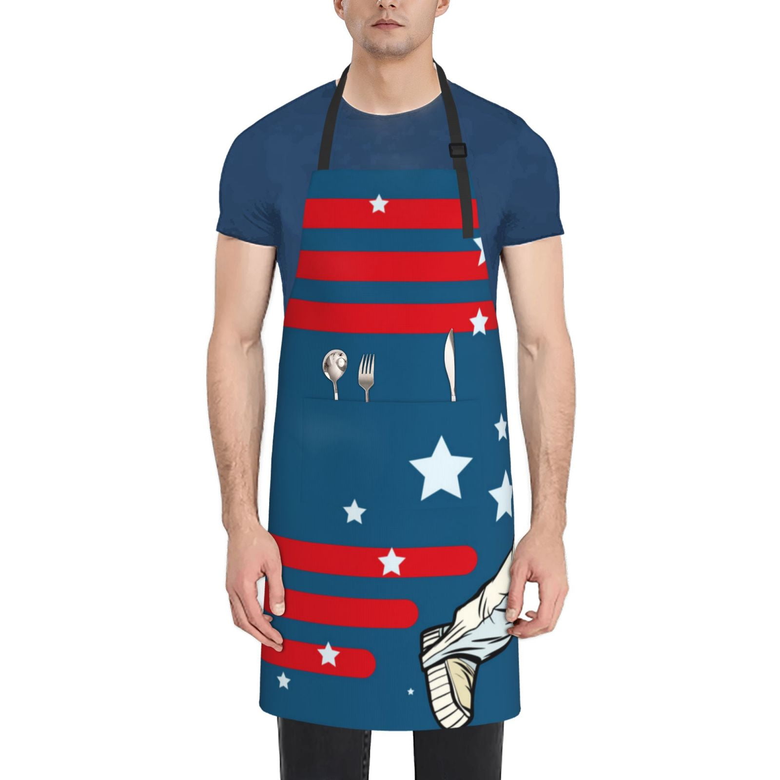 Picia Astronaut Runs Forward Waterproof Apron for Unisex Adult ...
