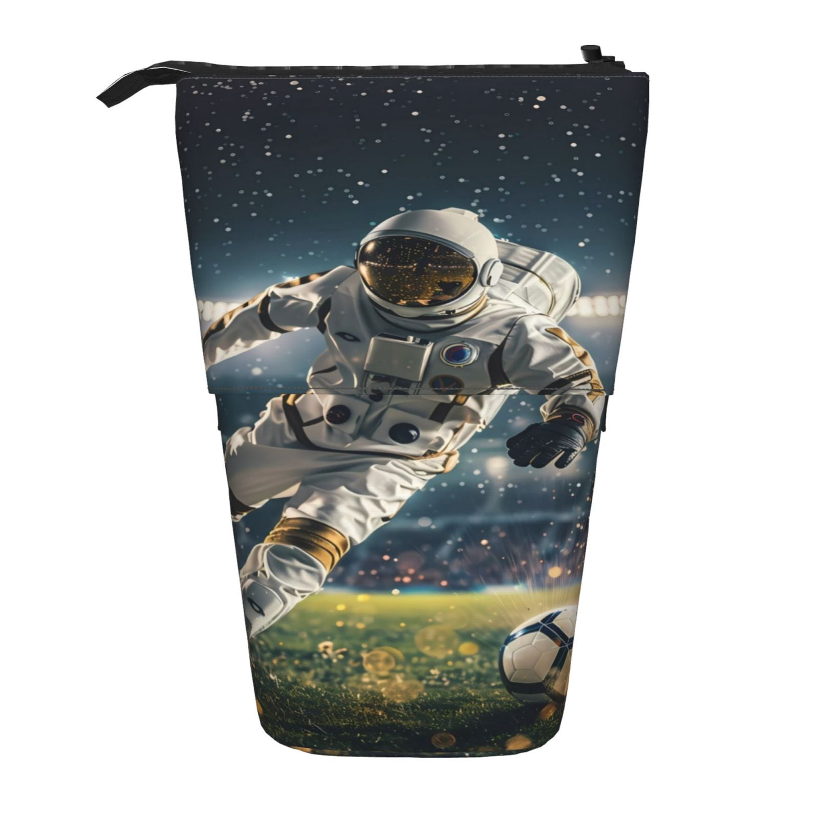 Picia Astronaut Soccer Field Print Telescopic Pencil Case, Telescopic ...