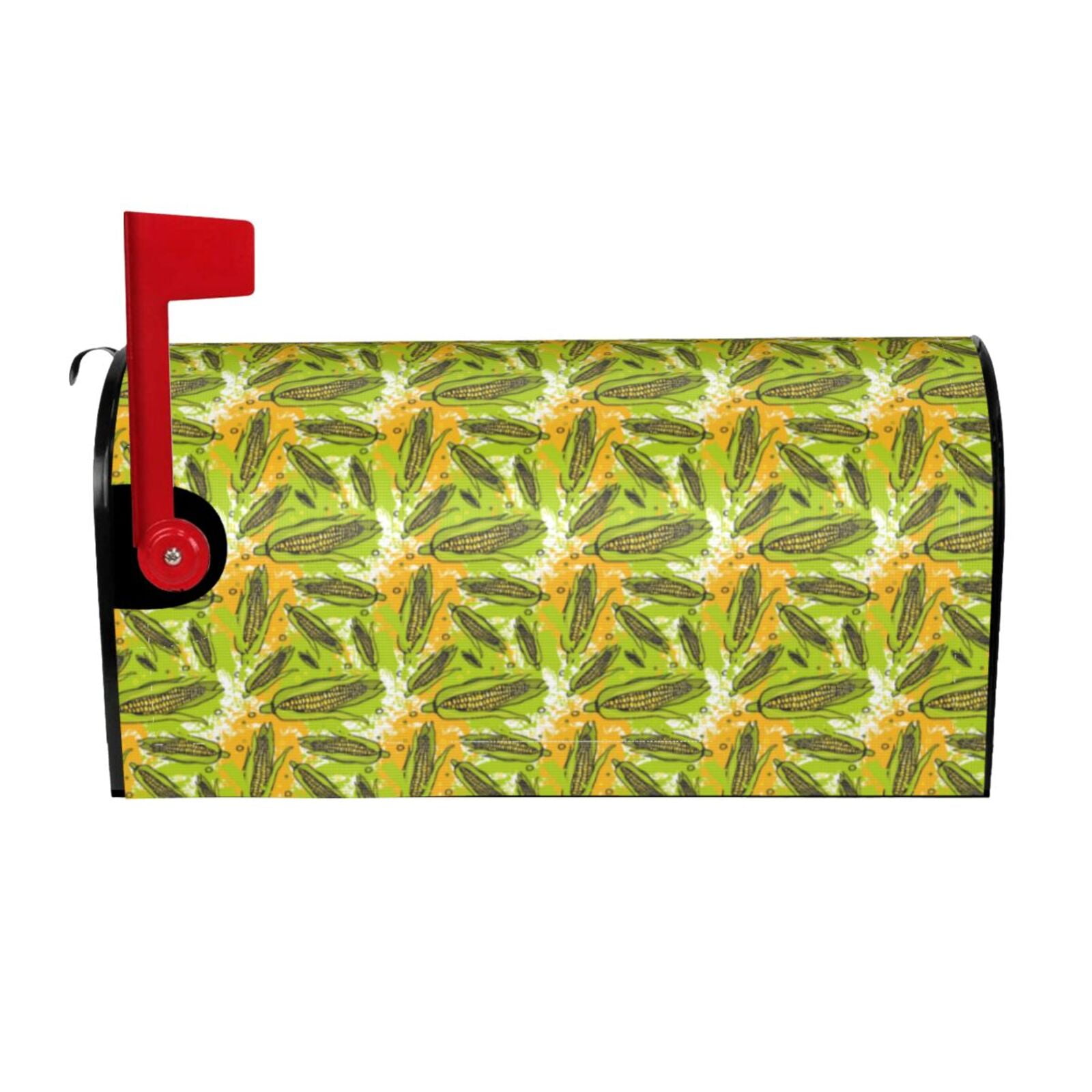 Picia Autumn Harvest Cartoon Corn Magnetic Mailbox Cover Standard Size ...