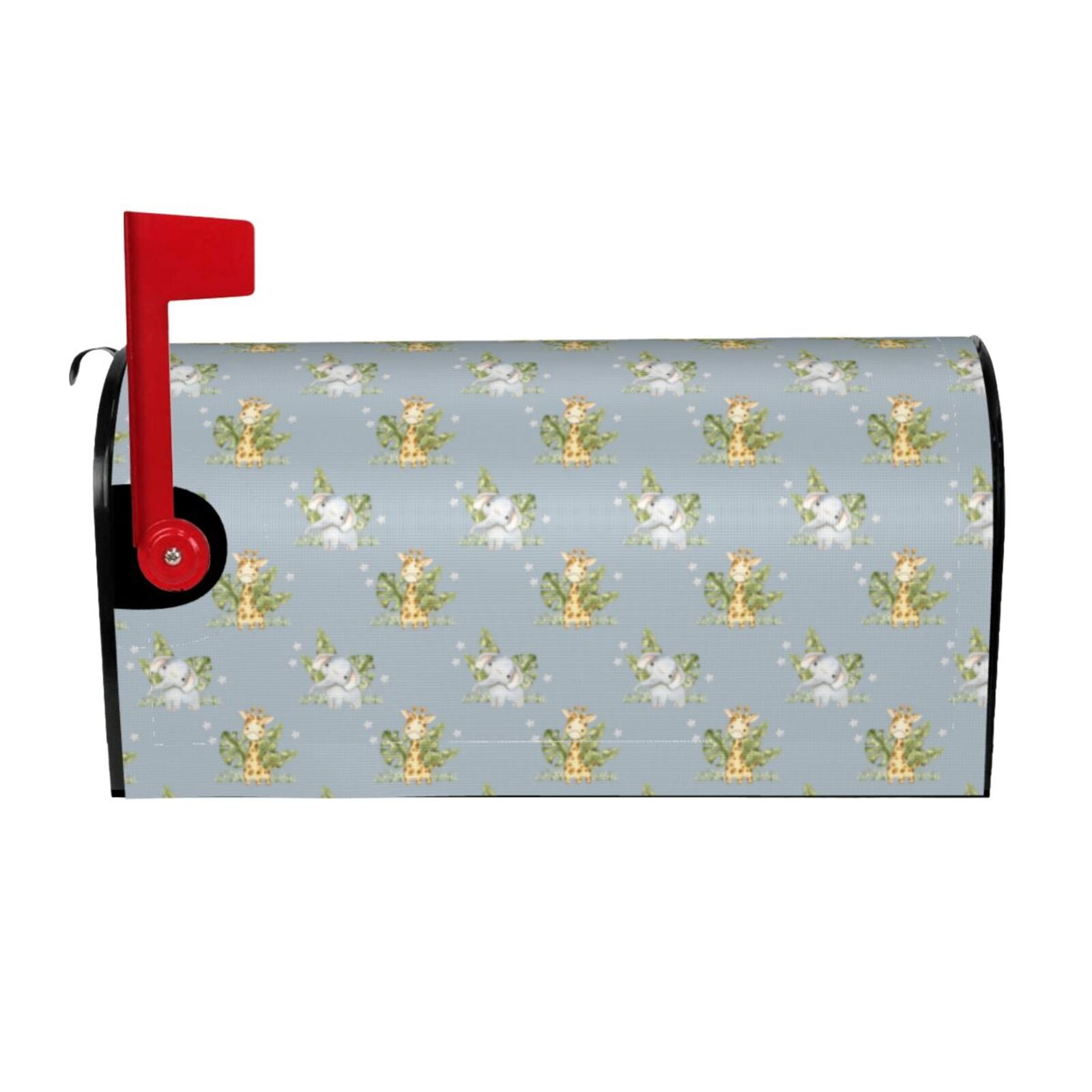 Picia Baby Elephant Giraffe Magnetic Mailbox Cover Standard Size-25 ...
