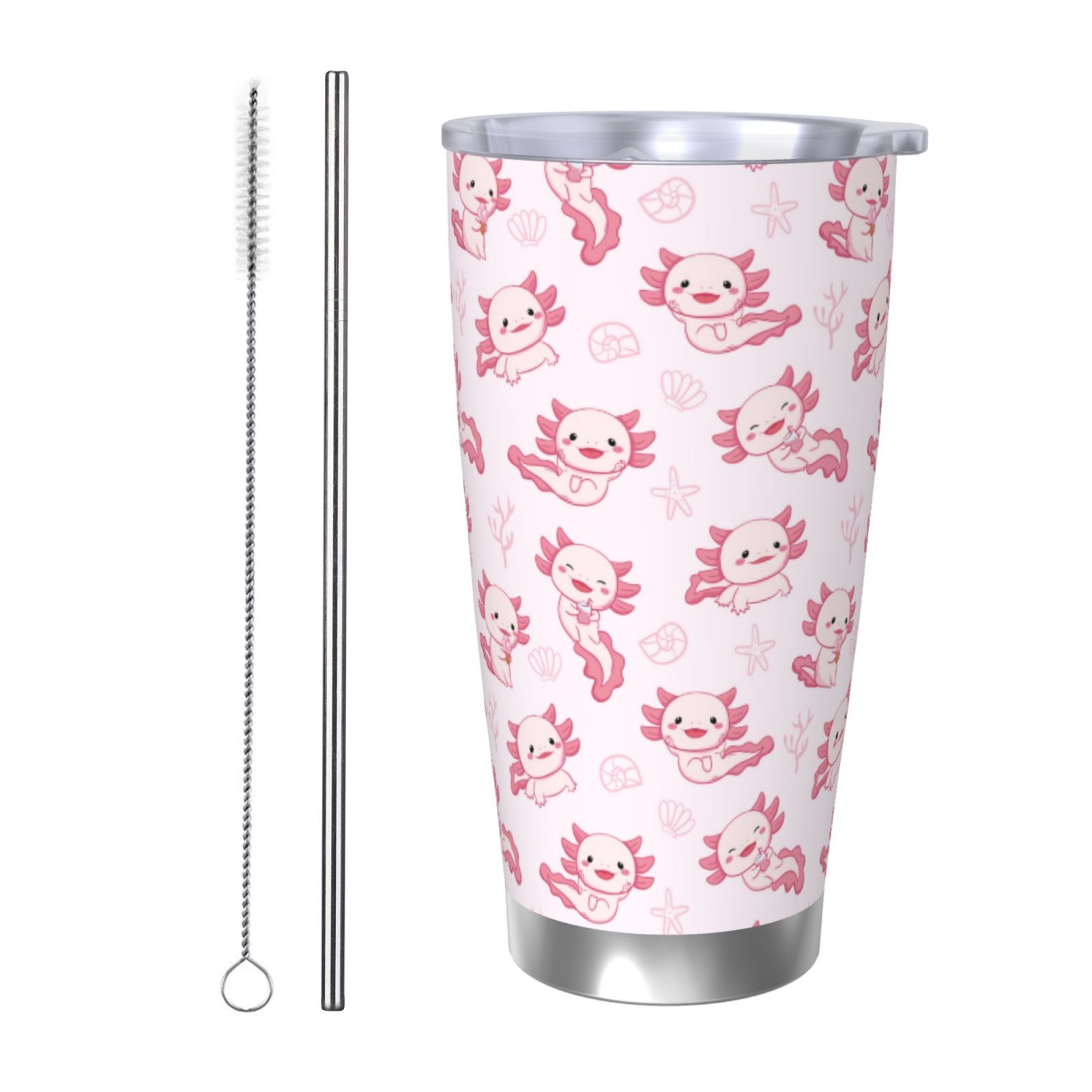 Picia Baby Salamander Pattern 20 oz Tumbler Stainless Steel Vacuum ...